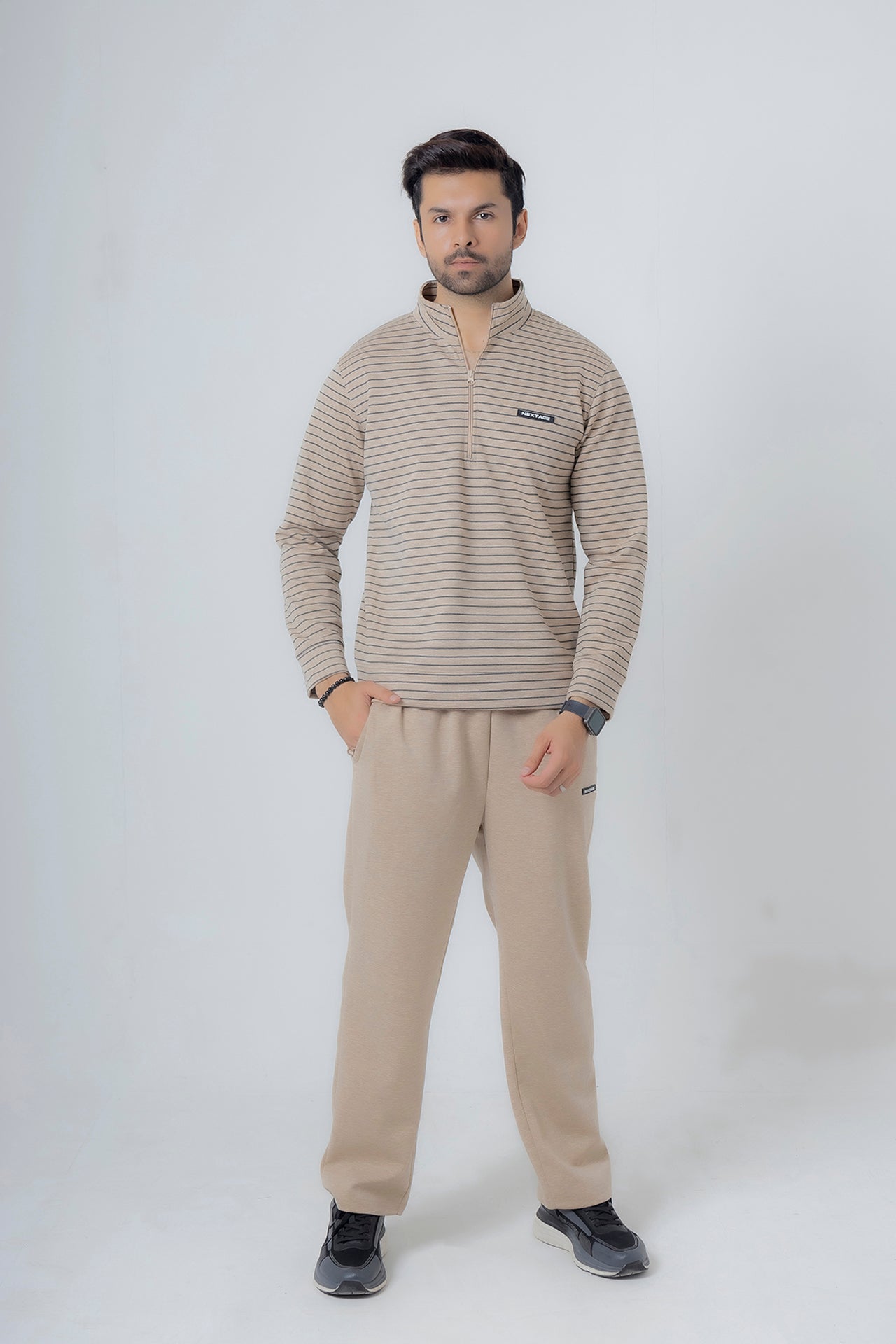 Nextage Premium Scuba Bonded Tracksuit - Winter Tracksuit For Men ...