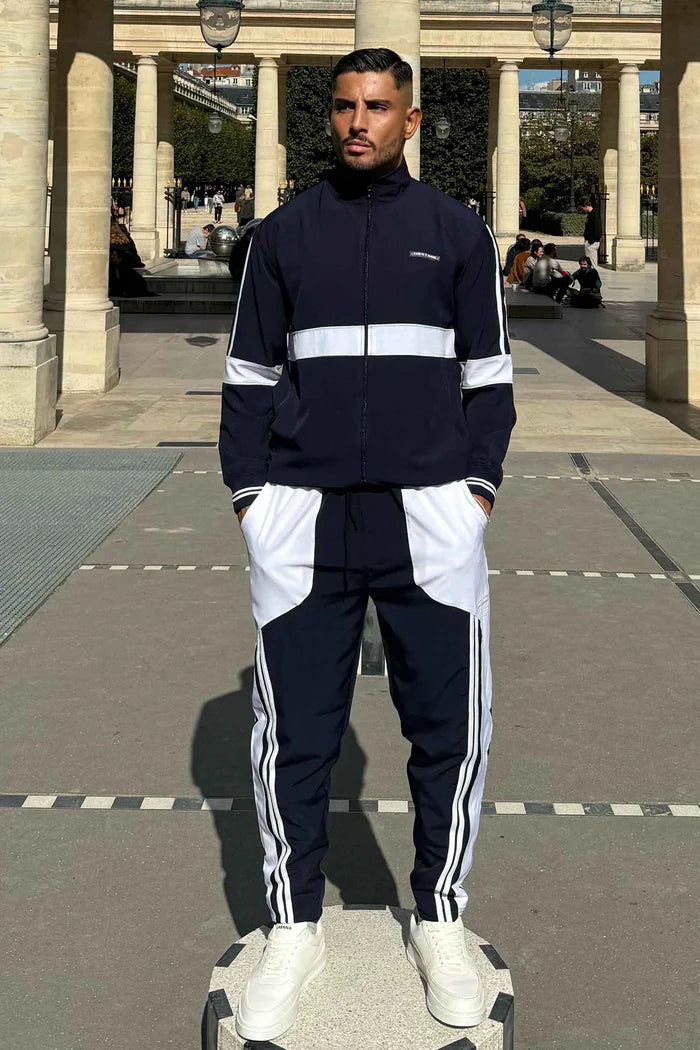 Nextage Navy Micro Training Tracksuit - Everyday Winter Outfit - Nextage